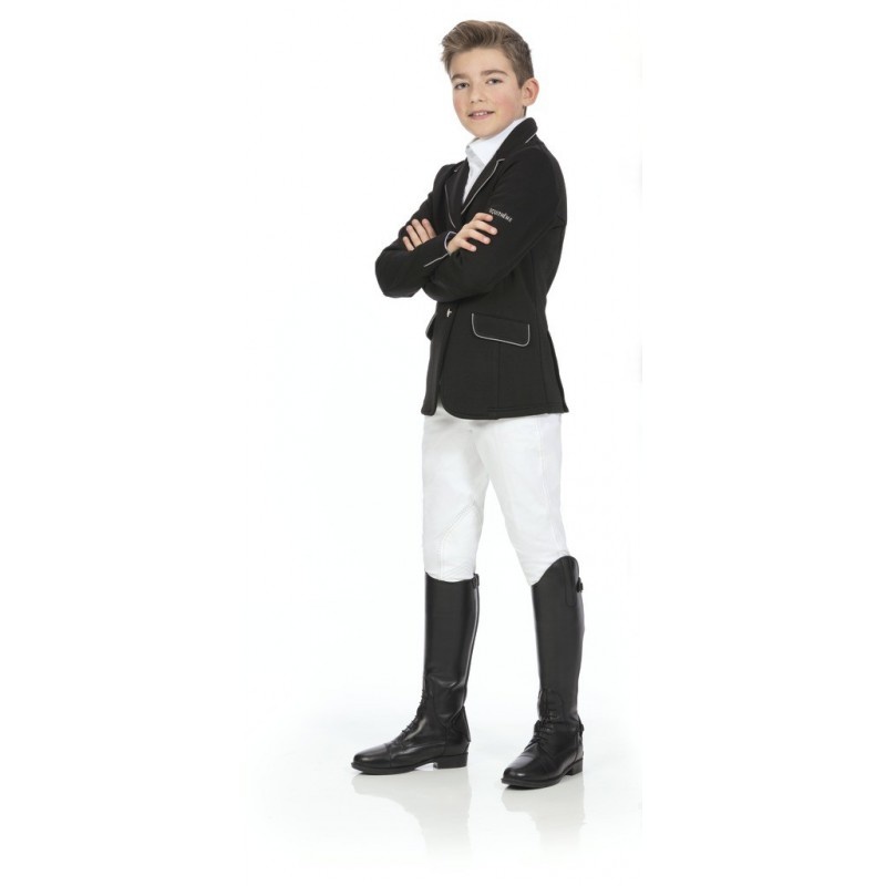 EQUITHÈME CHILDRENS BLACK LEATHER RIDING BOOTS - Forever Equestrian ...