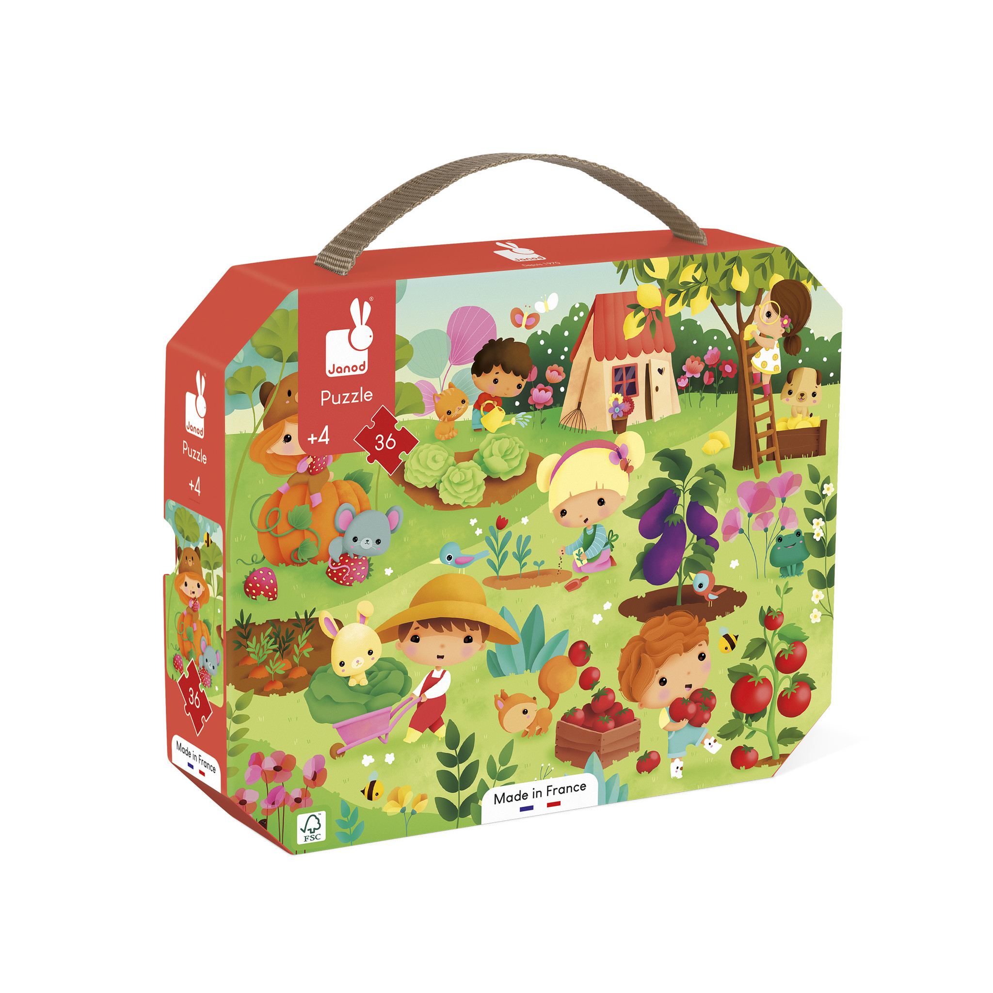 janod Puzzel - De Tuin - Pien & Mats Kinderkleding