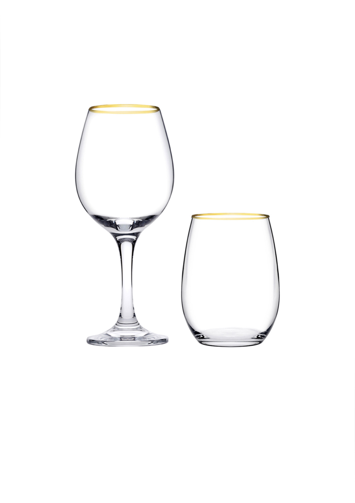 8-delige amber golden touch set - Vizyon Home