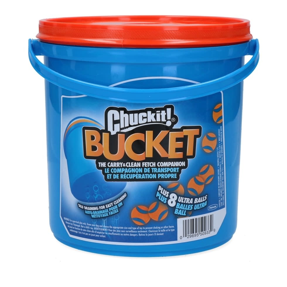 Chuckit Bucket met Ultra Ball - Smulders Diervoeders
