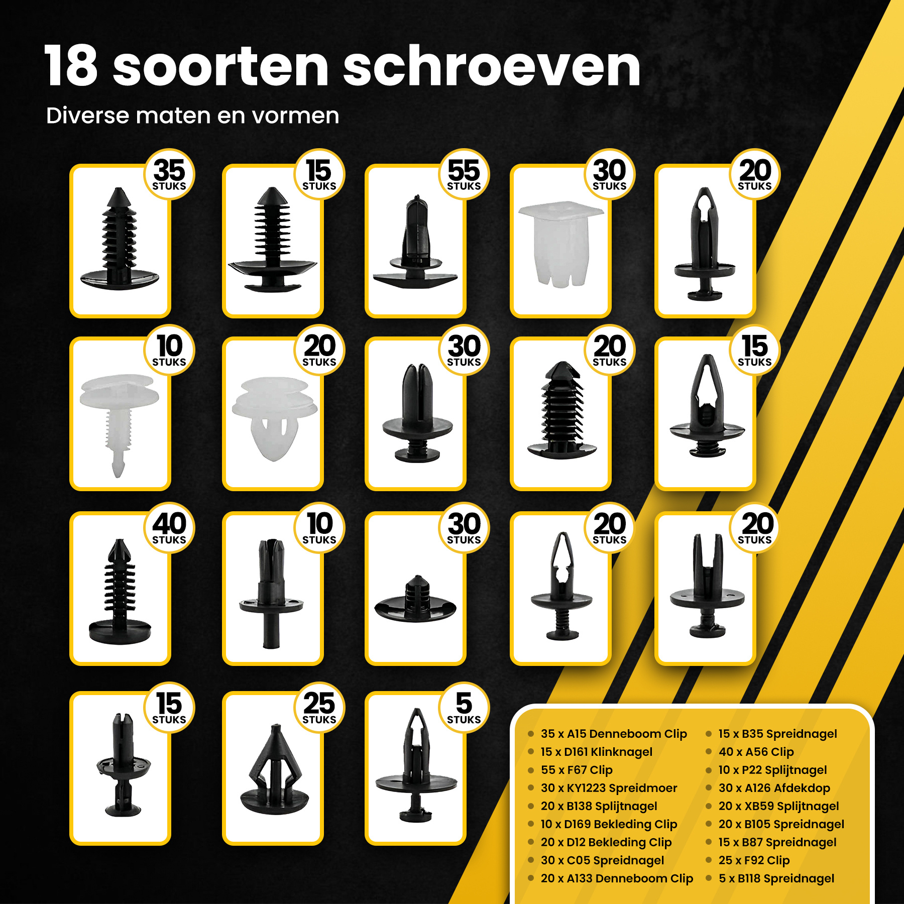 PROKING Deurpaneel Klemmen Set Xenon Odijk proking-deurpaneel-klemmen-set-xenon-odijk