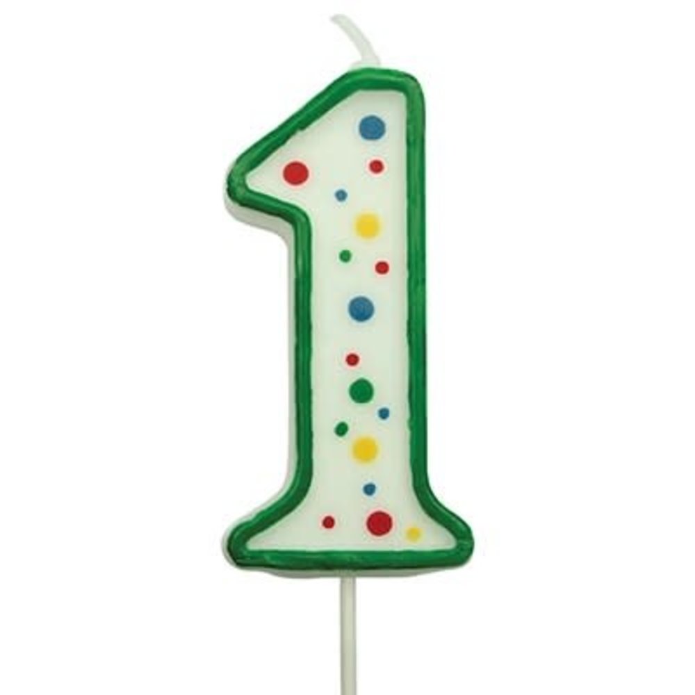 Numeral candle 1 - DEKSELS!