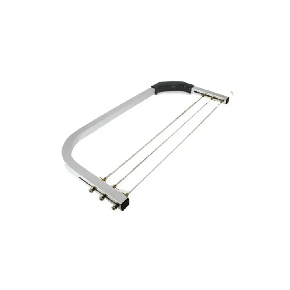 Professional cake slicer with 3 blades, adjustable height, aluminum ...