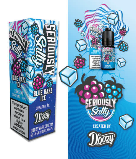 Doozy Vape Seriously Salty - Blue Razz Ice 10ml - e-heaven Vape Shop
