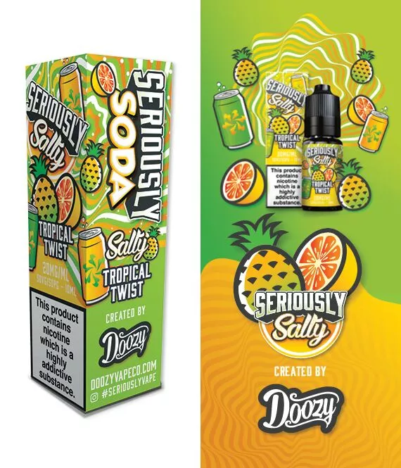 Doozy Vape Seriously Salty - Tropical Twist 10ml - e-heaven Vape Shop