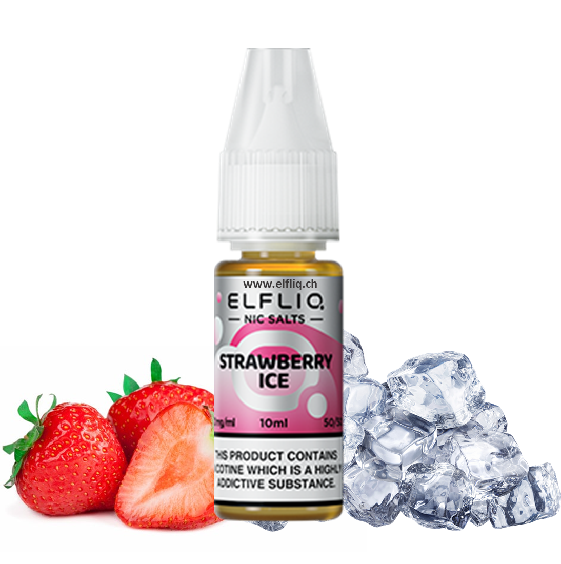 Elf Bar ELFLIQ - Strawberry Ice 10ml - e-heaven Vape Shop