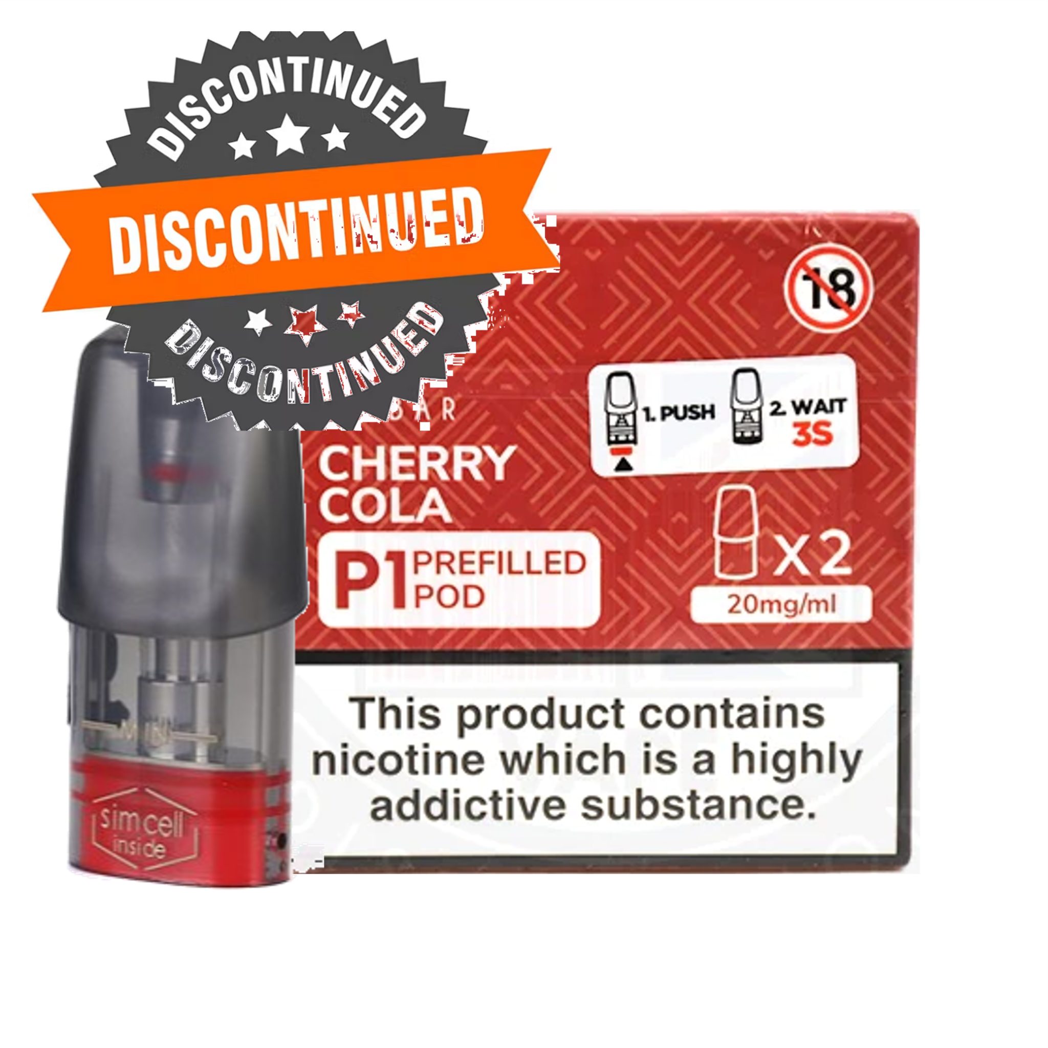 Elf Bar P1 PODs - Cherry Cola (2er pack) - e-heaven Vape Shop