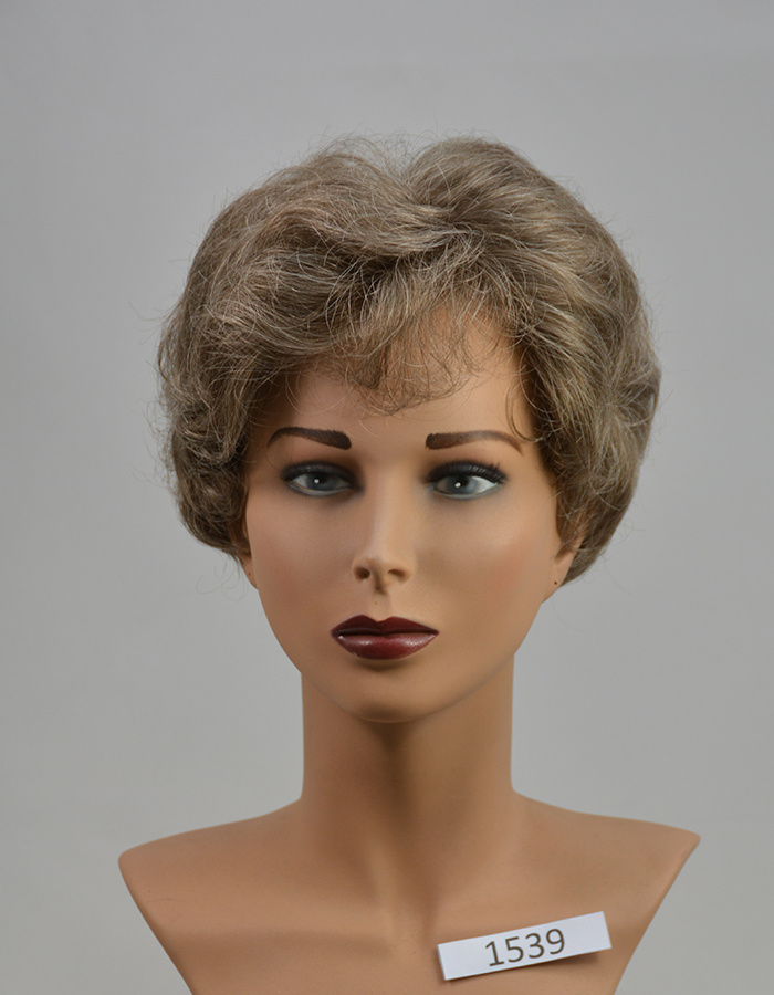 Dames pruik donkergrijs - Peels Haarmode