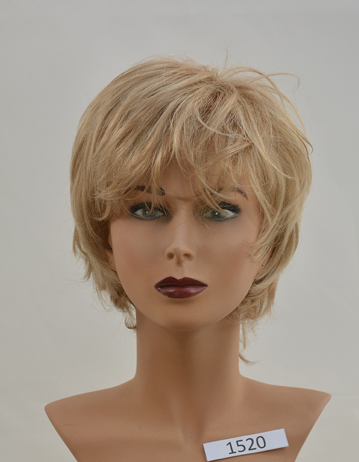 Dames pruik licht as blond - Peels Haarmode