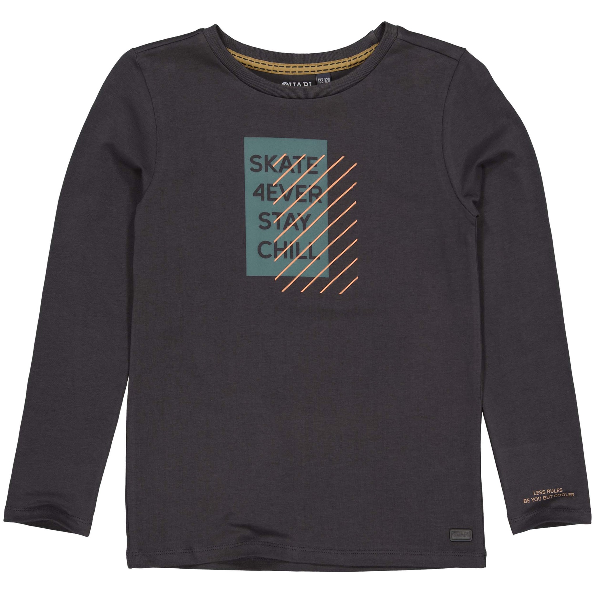 Quapi - Meisjes shirt - Taylor - Grijs - dekinderkledingwinkel.nl