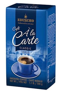 Eduscho EDUSCHO ALC CLASSIC MILD BLAU 12 x 500 GR B12S12 - Les Tigres e ...
