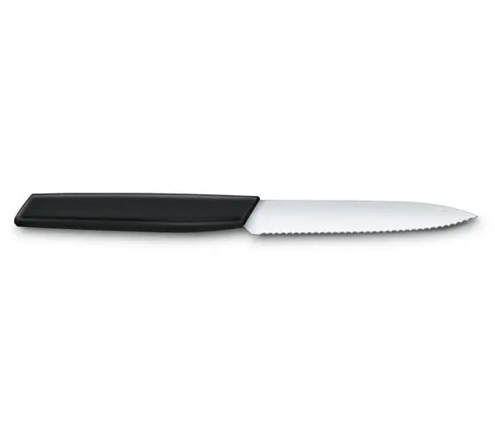 Victorinox Knife Serrated with Ultra-Sharp Blade - Point Edge - 10 cm