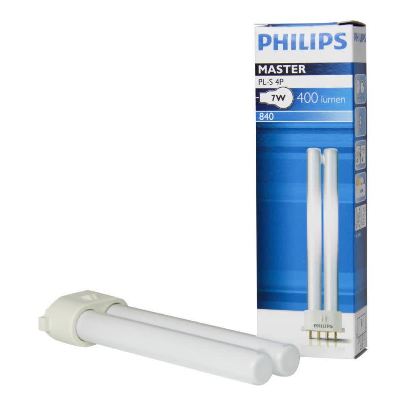 Philips MASTER PL-S 7W/840/4p (14cm) Koel Wit | 4 Pin
