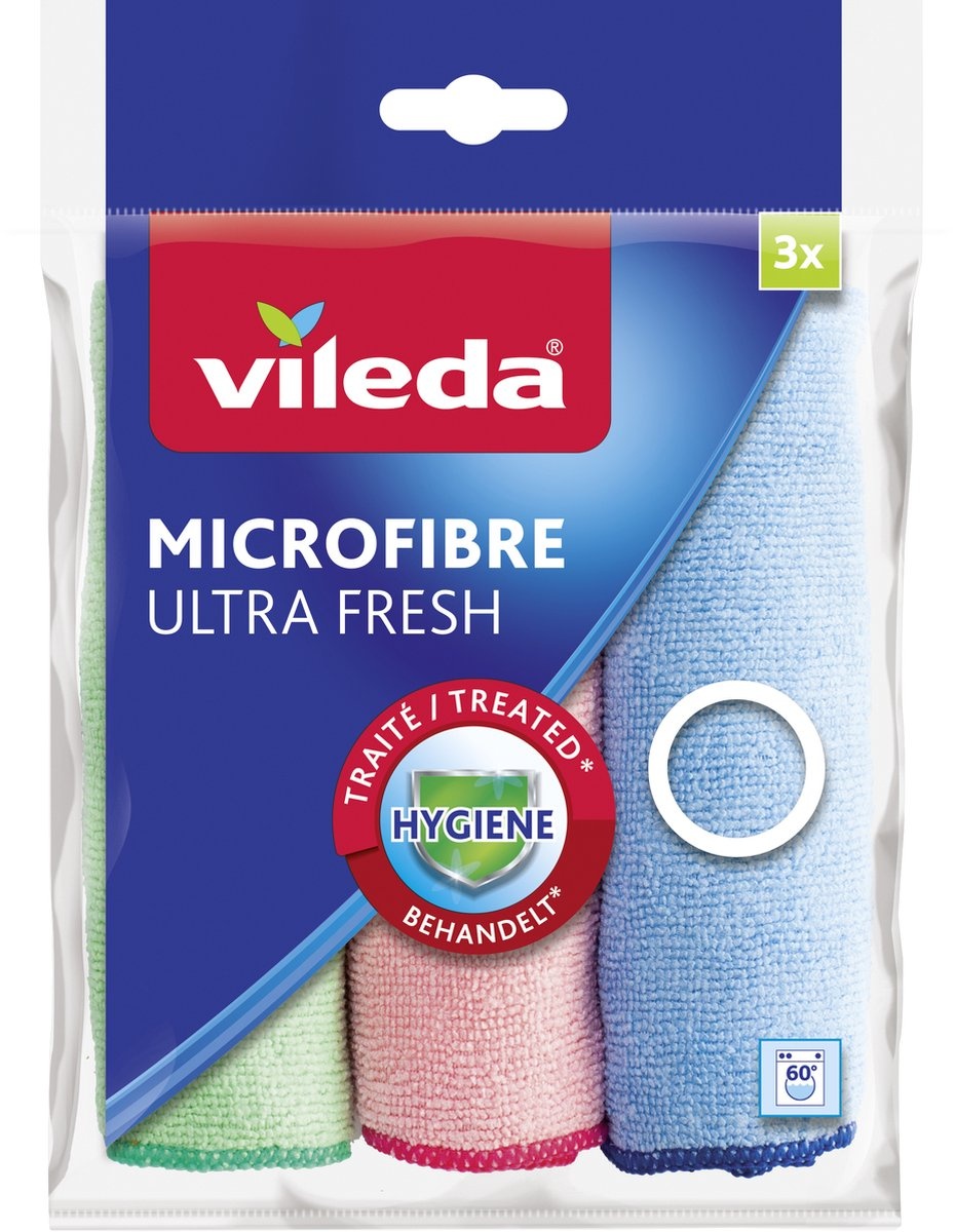 Vileda Microvezeldoek Ultra Fresh 3 St.