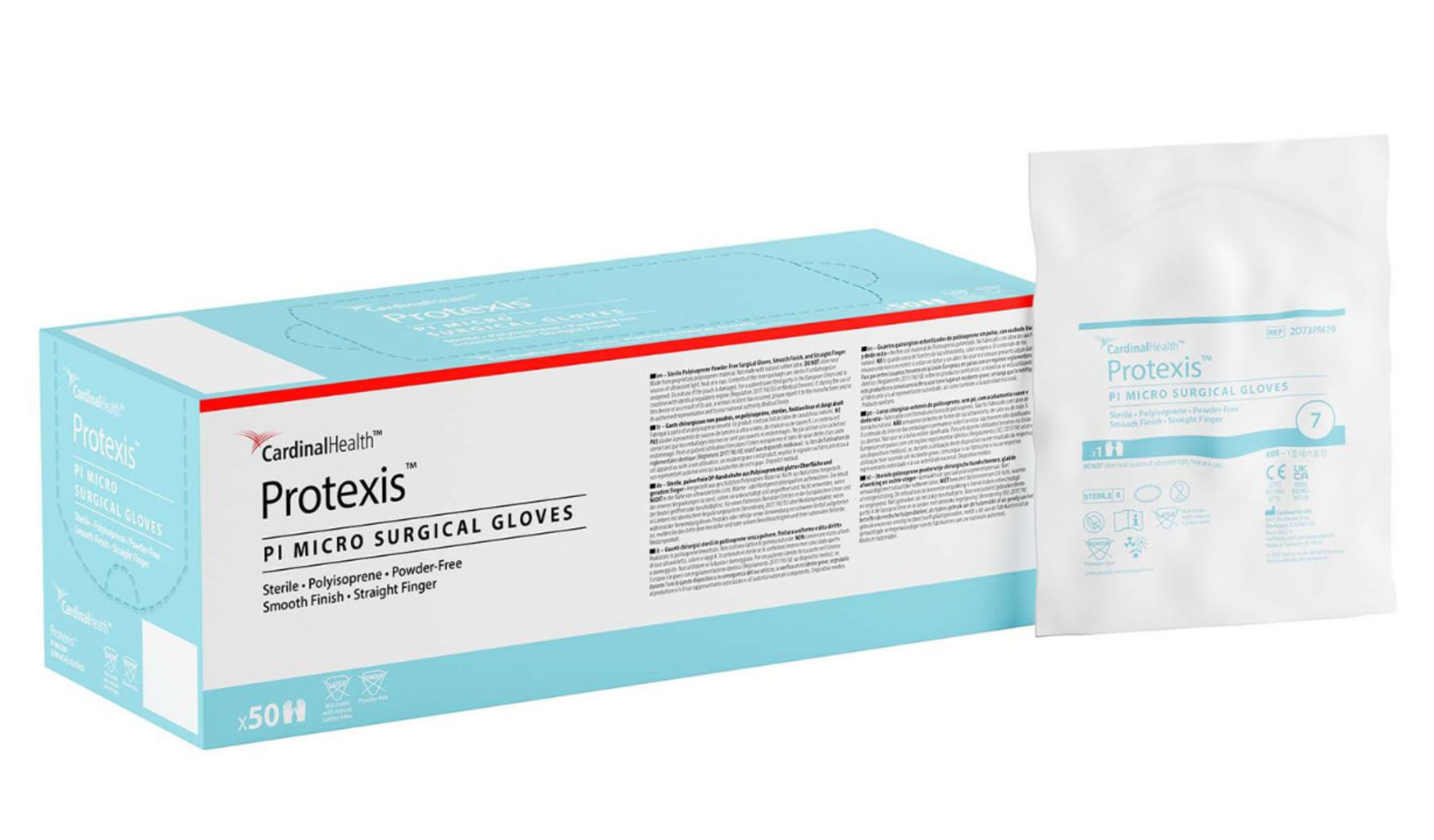 Protexis PI Micro surgical gloves, sterile, latex free - Medical2Day BV