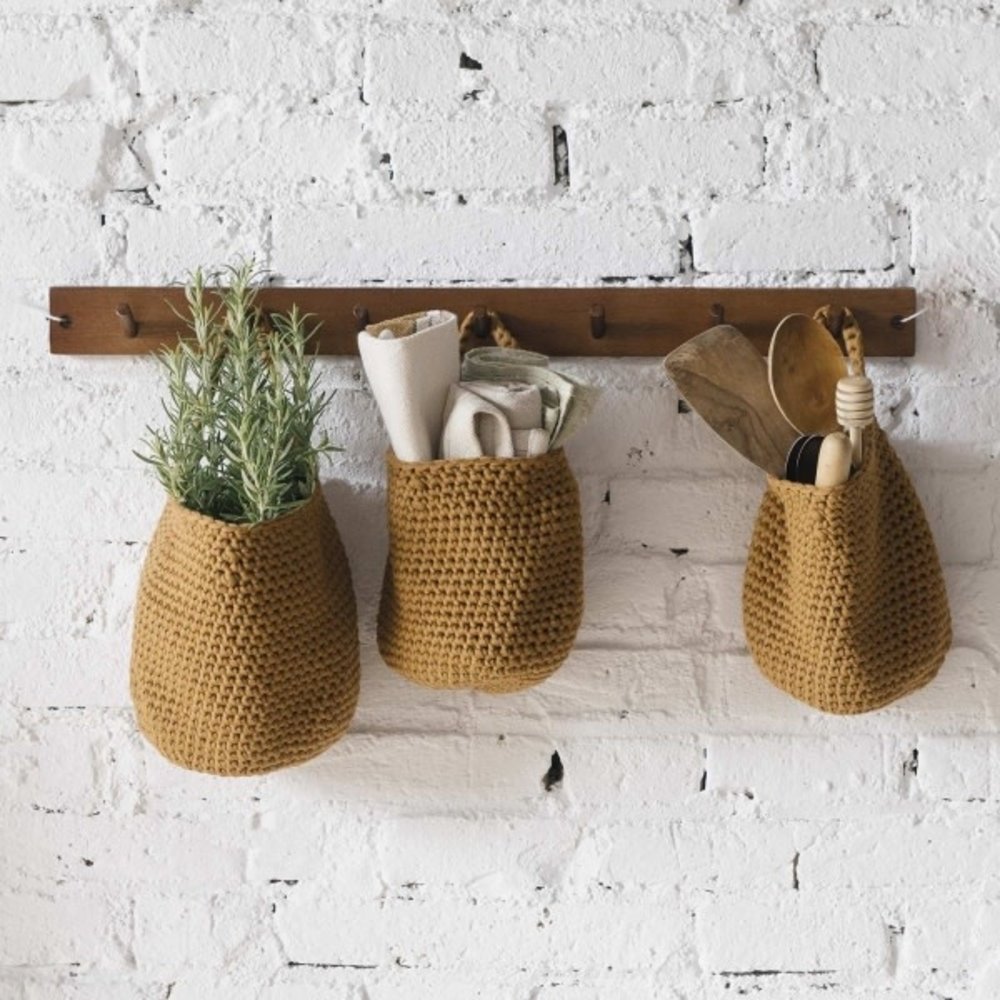 patroonboekje gehaakte mandjes Homemade - Wolwinkel VAN DRAAD