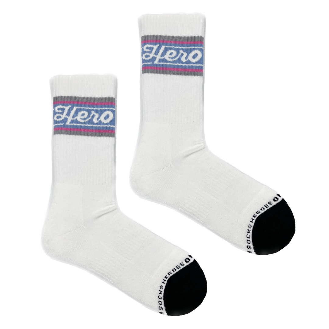 Heroes on Socks | Hero tennis blue | Newstyle - NewStyle.nl