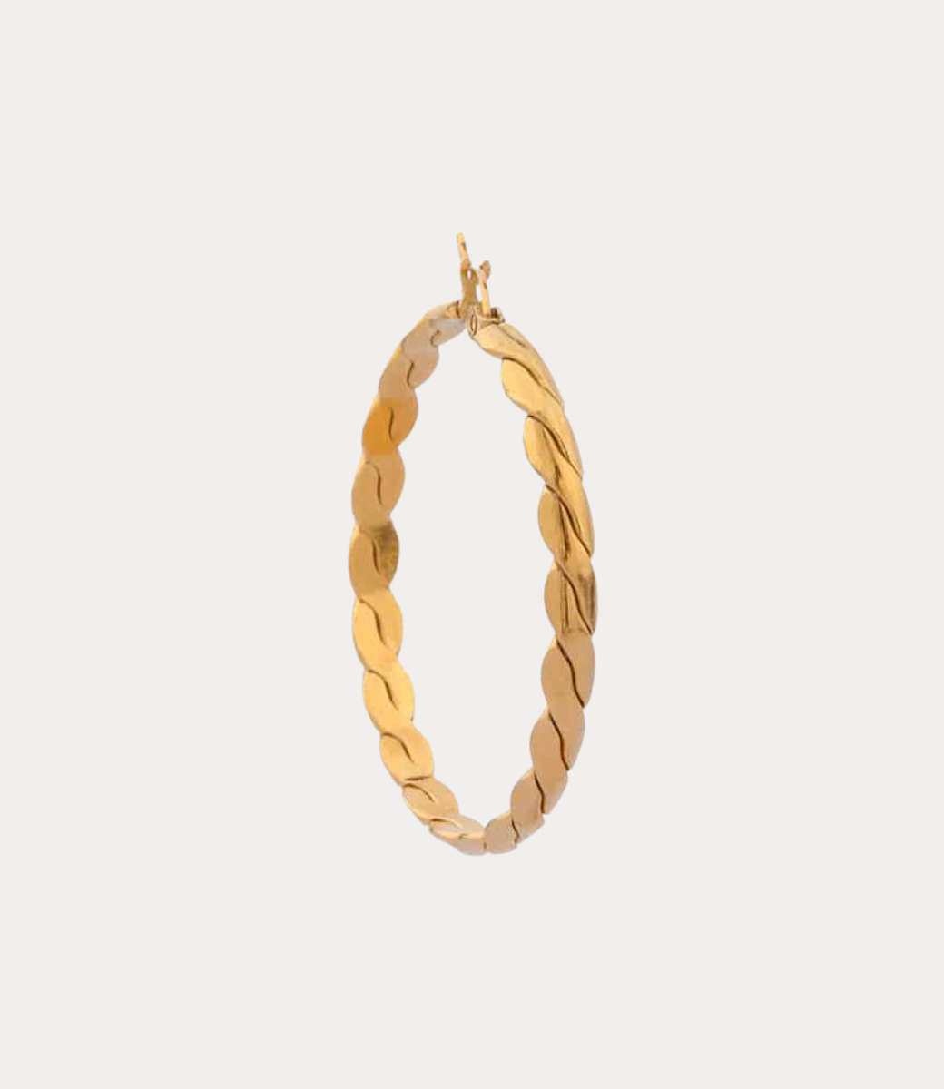 Label Kiki | Twisted braid hoop hold | Newstyle - NewStyle.nl