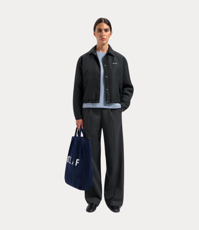 Olaf wmn | Cropped jacket black | NewStyle - NewStyle.nl