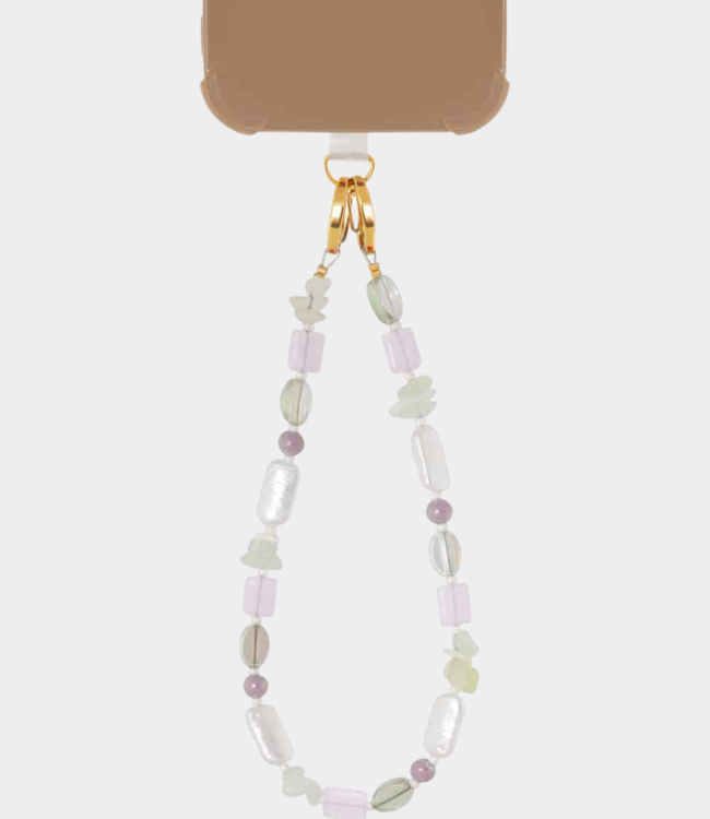 Label Kiki | Dreamfield phone cord gold | NewStyle - NewStyle.nl