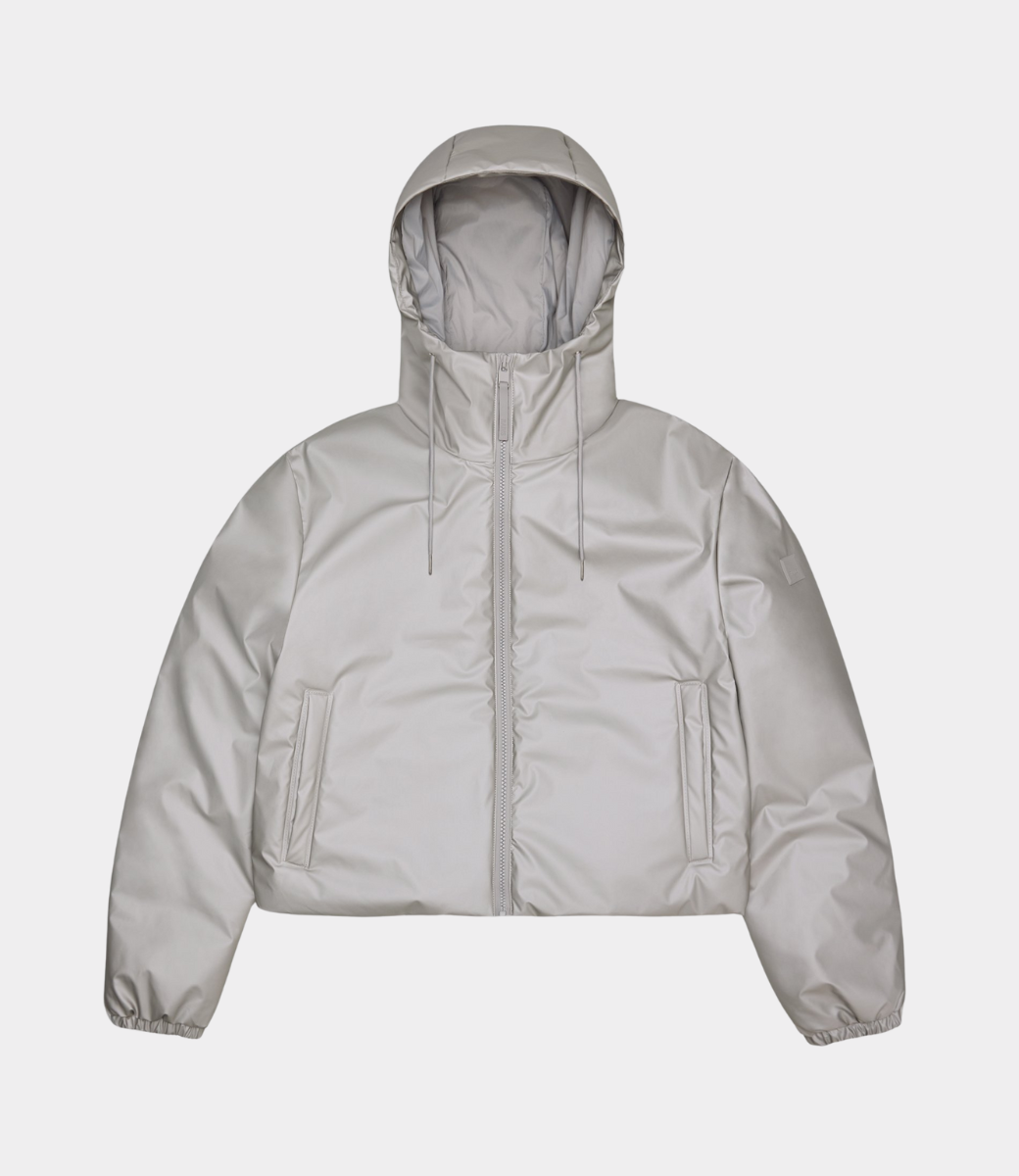 Lohja Short Insulated Jacket Nimbus | Rains | NewStyle - NewStyle.nl