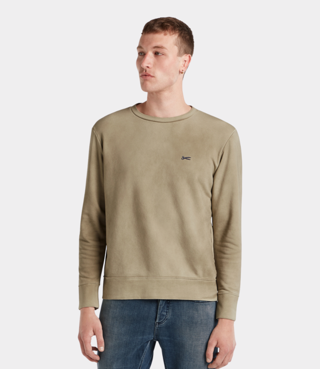 Denham scissor crew neck gdcs seneca rock - NewStyle.nl