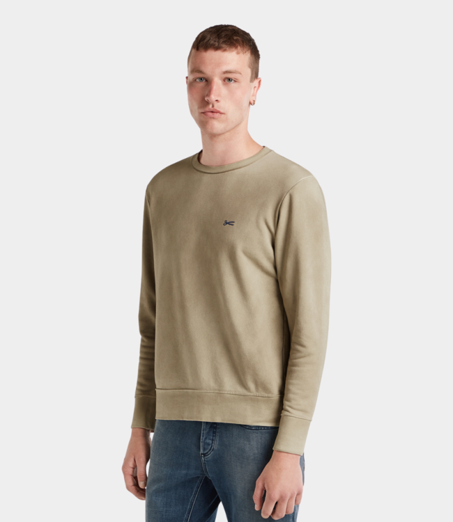 Denham scissor crew neck gdcs seneca rock - NewStyle.nl