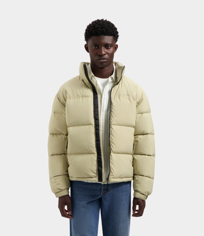 Olaf matte puffer jacket hemp | NewStyle - NewStyle.nl