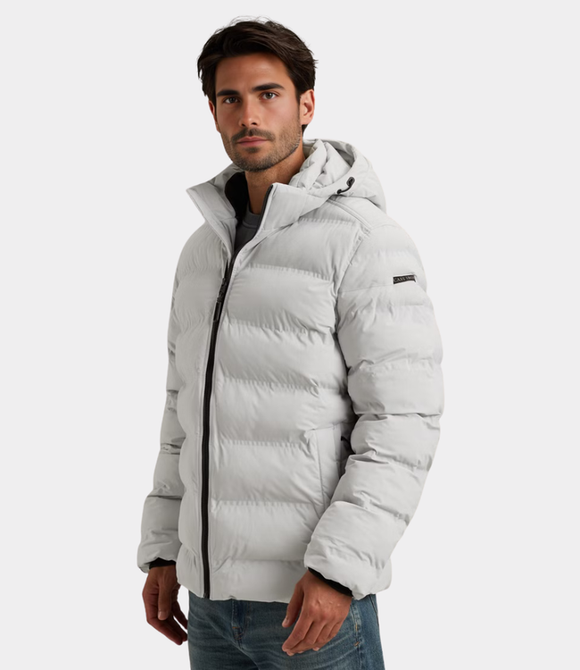 Cast Iron short jacket softshell vapor blue | NewStyle - NewStyle.nl