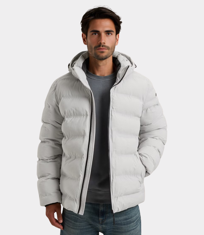 Cast Iron short jacket softshell vapor blue | NewStyle - NewStyle.nl