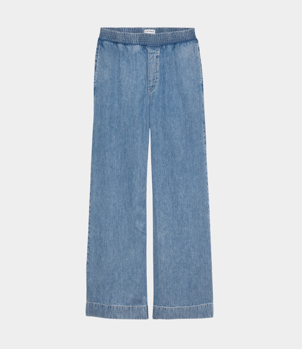 Blue Denim Jogger Pants – Comfortable Casual Fit | NewStyle - NewStyle.nl