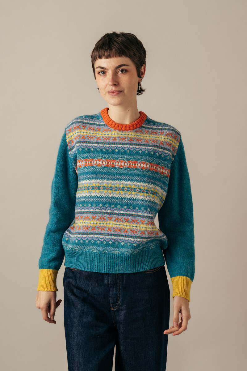 Découvrez l’Eribé Westray Block Sweater Strachan – Charme Écossais ...