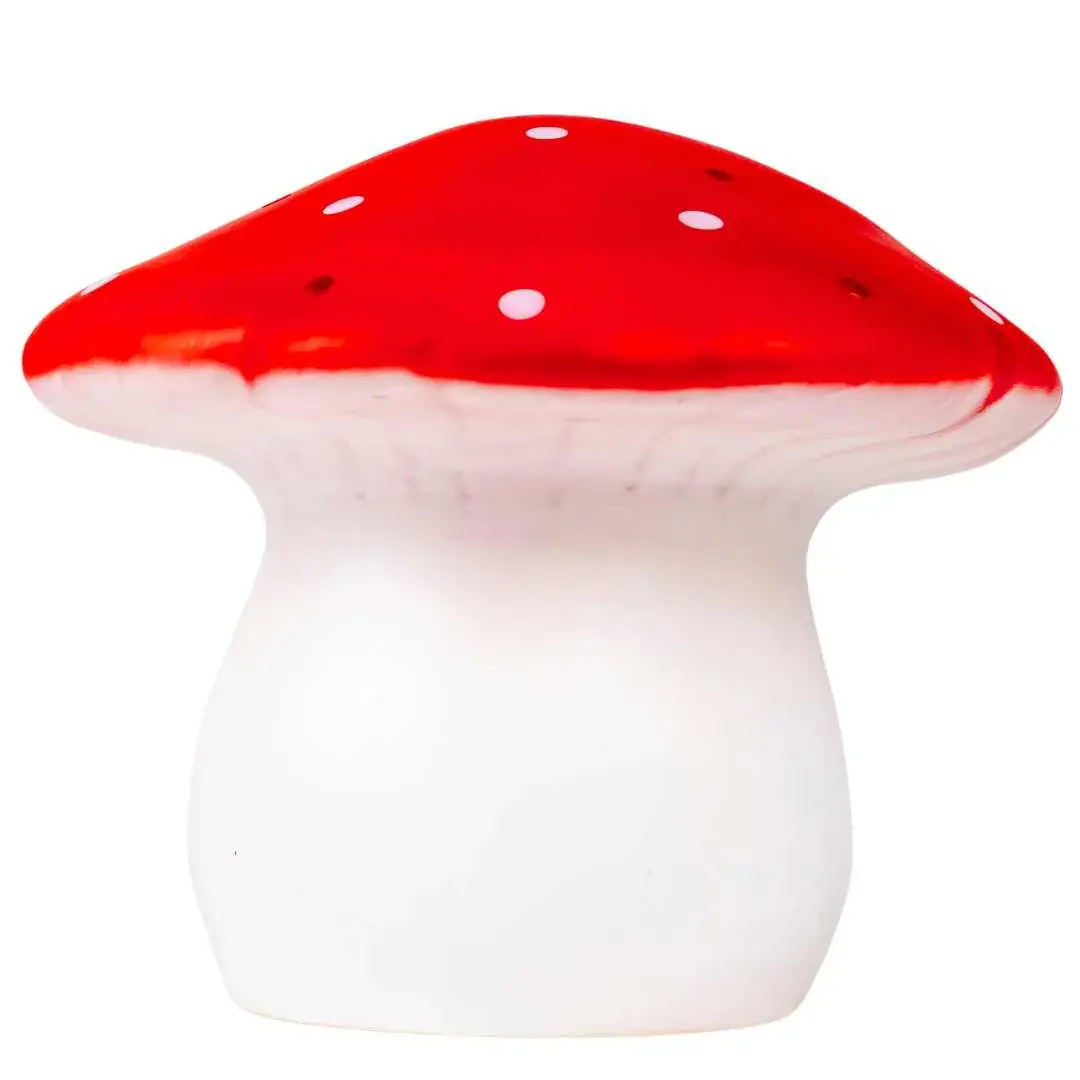 Heico lamp Paddenstoel 29x30 rood - welterusten.com