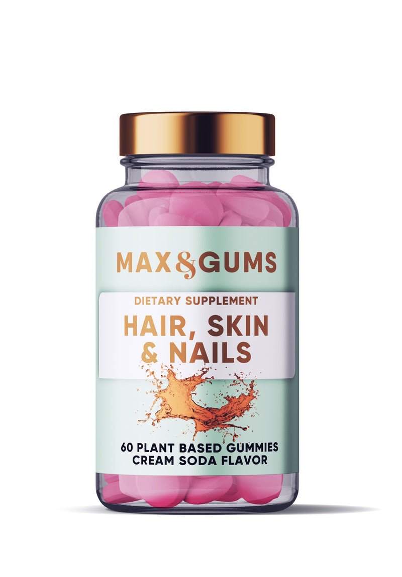 Max&Gums - Voedingssupplement Haar, Huid en Nagels 60 stuks ...