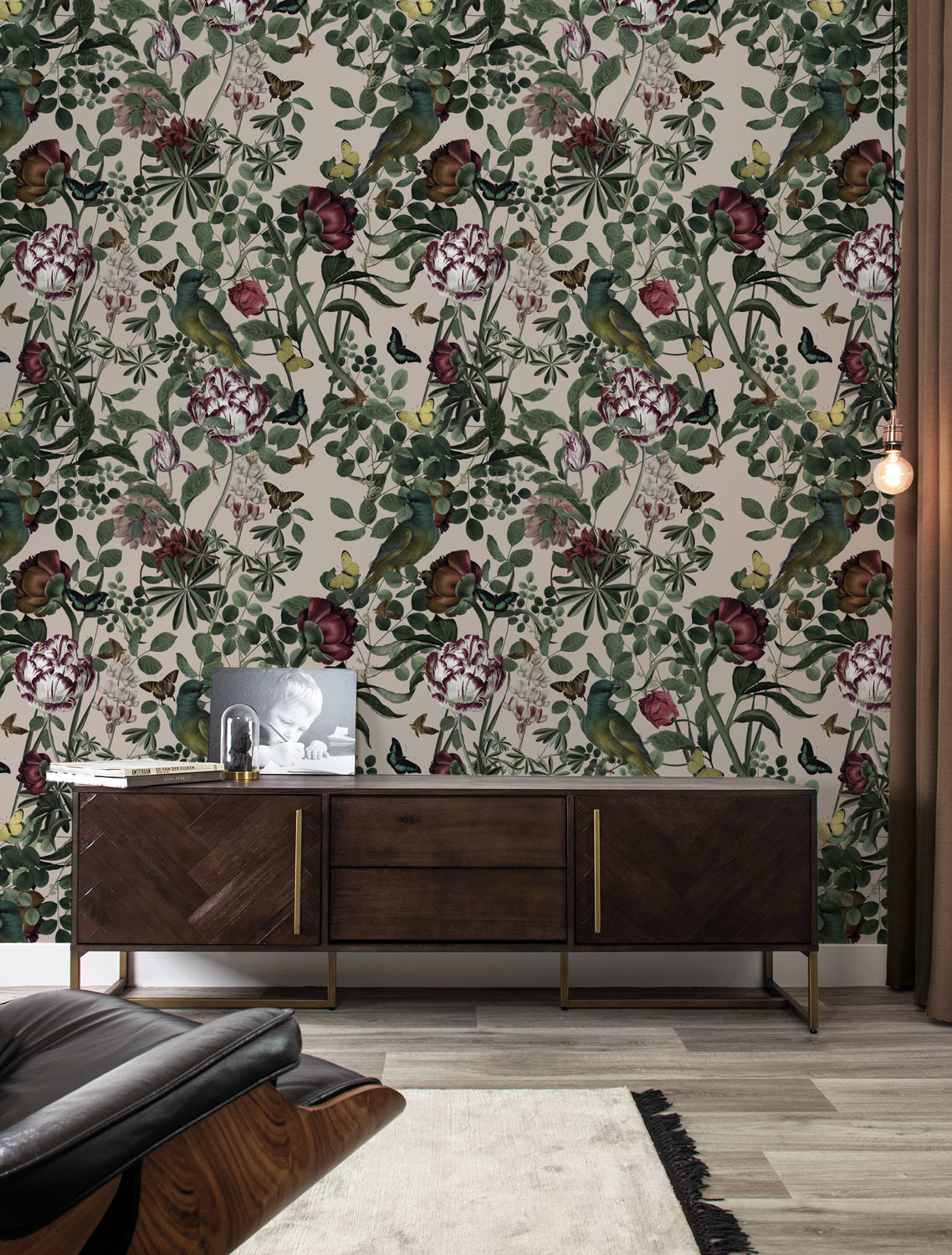 Botanisch behang met vogels Bold Botanics WP-708 - KEK Amsterdam