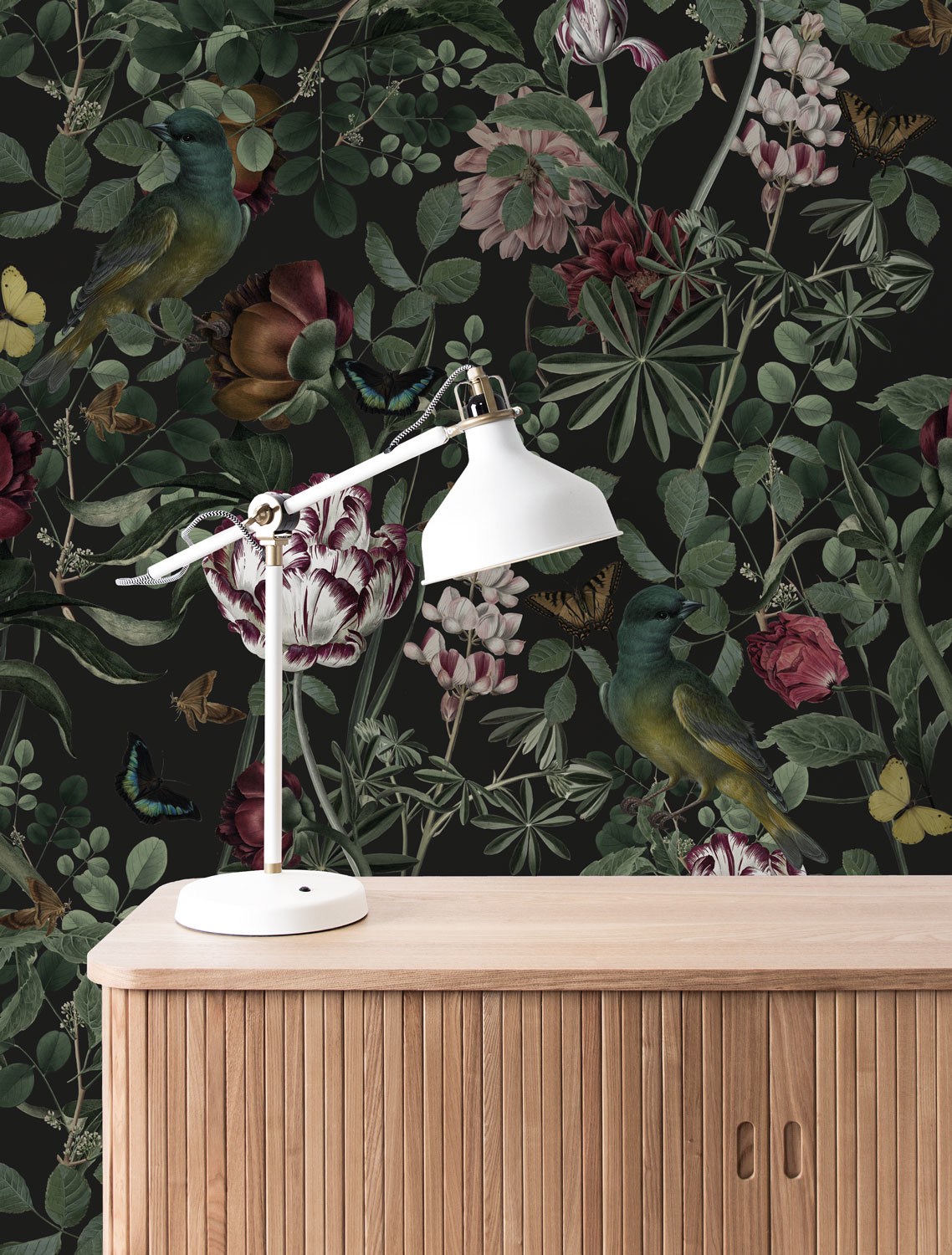 Botanisch behang met vogels Bold Botanics WP-707 - KEK Amsterdam
