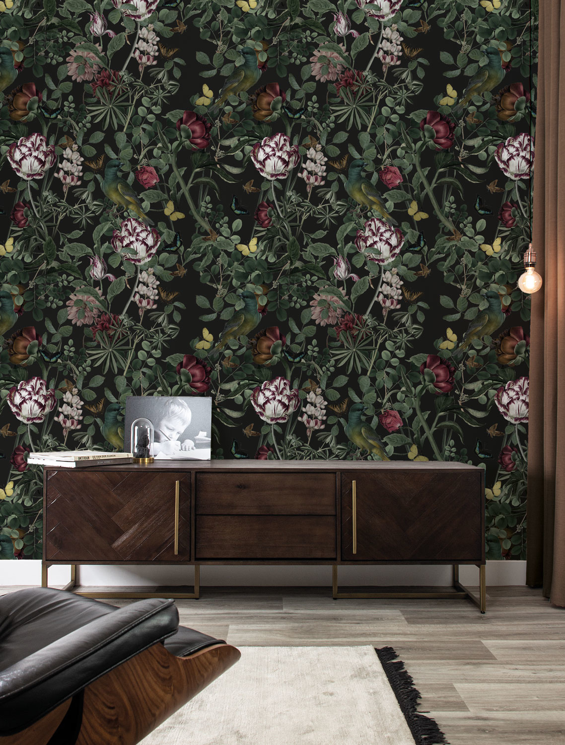 Botanisch behang met vogels Bold Botanics WP-707 - KEK Amsterdam