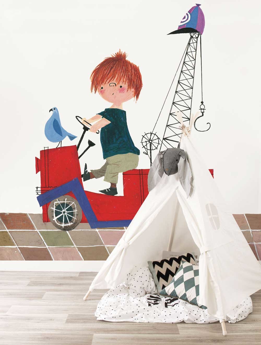 Behang Fiep Westendorp Pluk van de Petteflet WS-049 - KEK Amsterdam