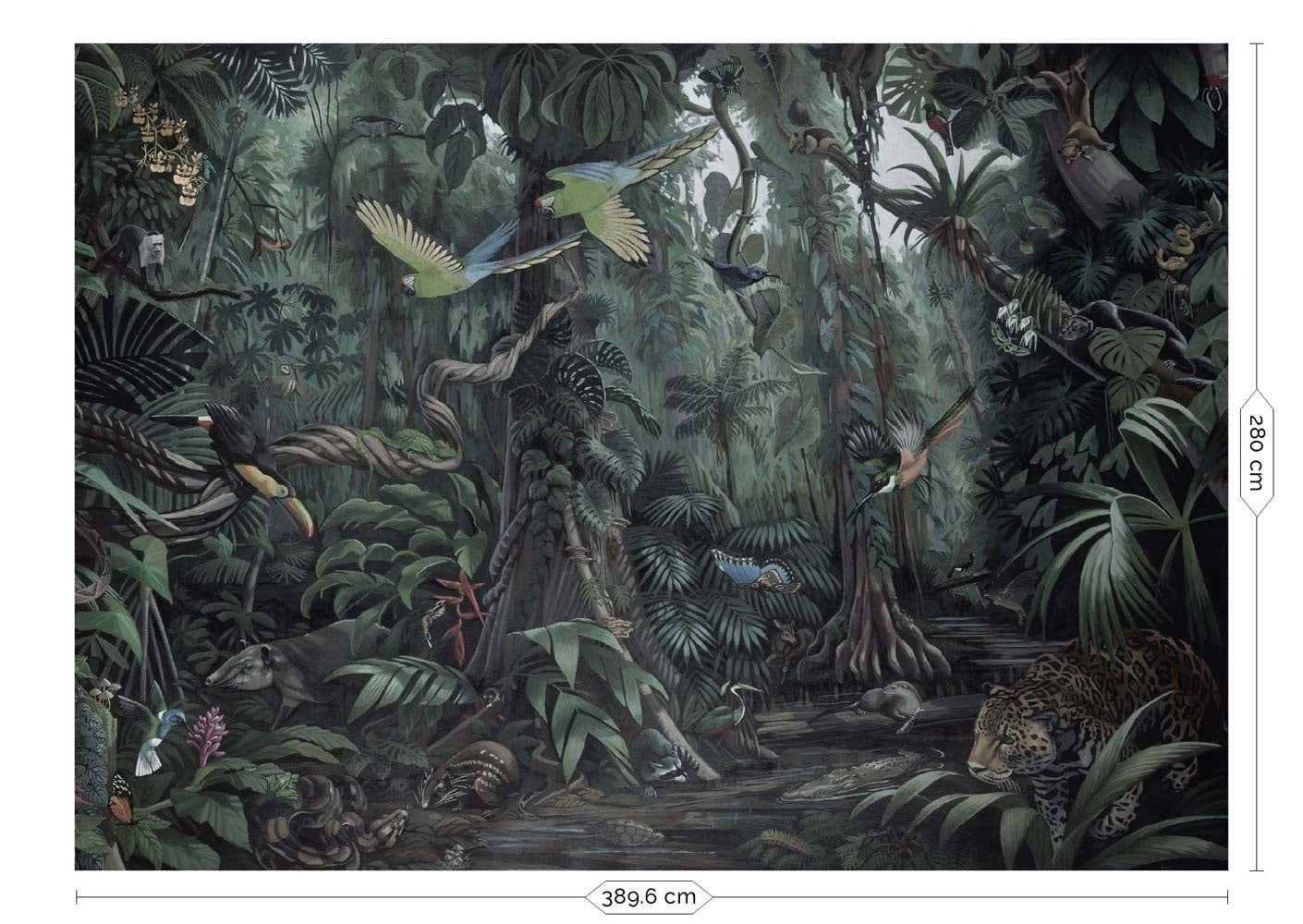 Jungle behang Tropical Landscapes WP-600 - KEK Amsterdam