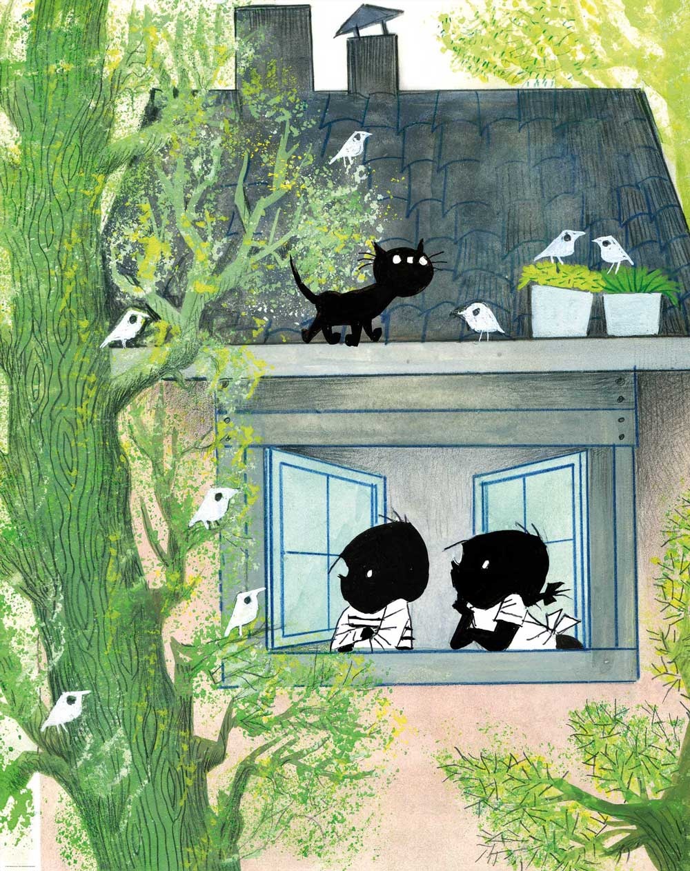 Jip & Janneke Wallpaper Fiep Westendorp PA-040 - KEK Amsterdam