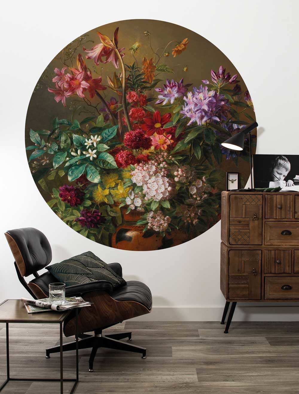 Bloemen Behang KEK Amsterdam Behangcirkel SC-076 - KEK Amsterdam