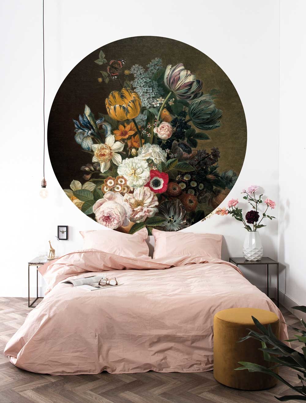 Rond Bloemen Behang KEK Amsterdam SC-075 - KEK Amsterdam
