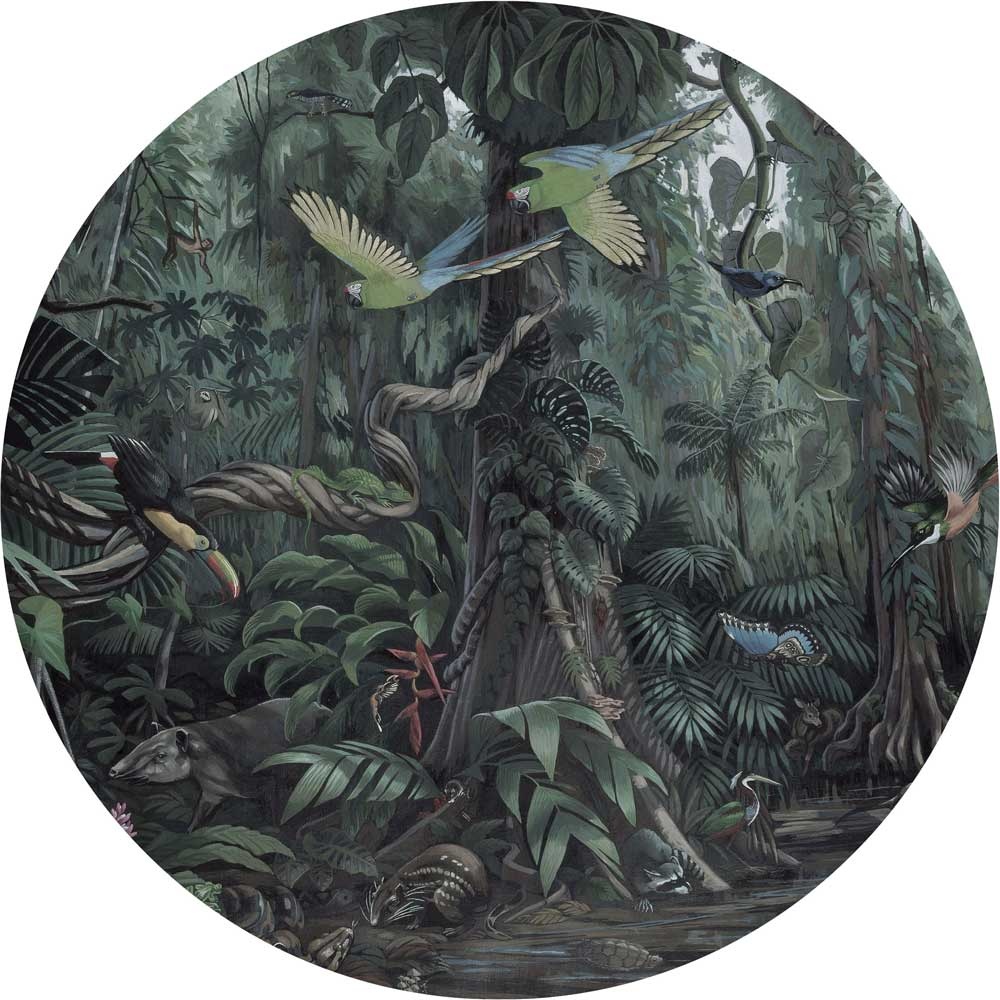 Wallpaper Circle Tropical Landscapes CK-072 - KEK Amsterdam