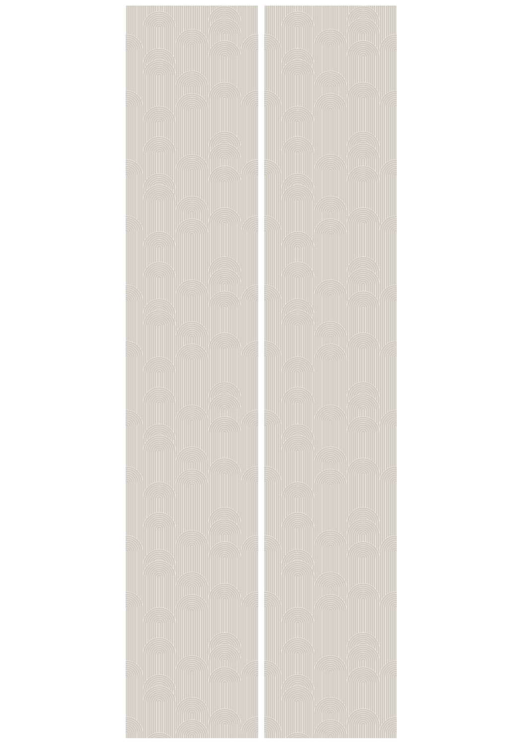 Behang met grafische lijnen, Beige, WP-734 - KEK Amsterdam