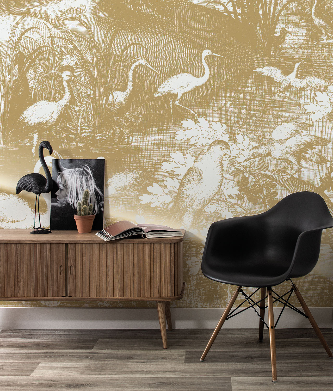 Goud Landschap Behang van KEK Amsterdam MW-101 - KEK Amsterdam