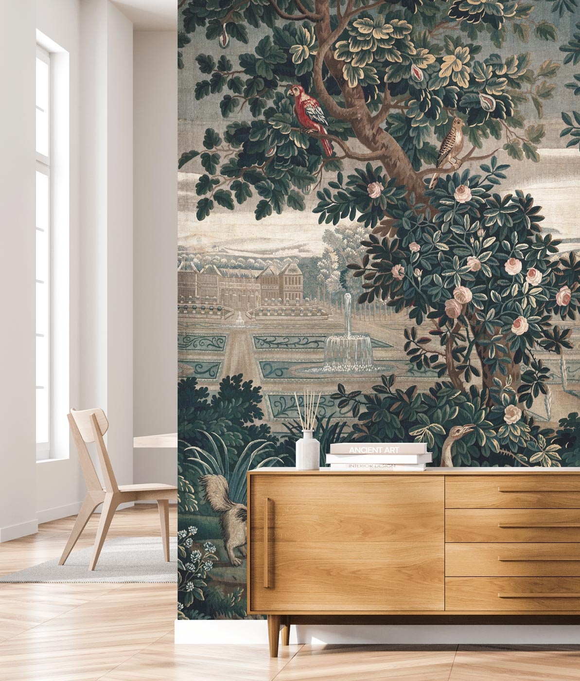 Landscape Tapestries, wallpaper from ancient tapestry, WP-794-R - KEK ...