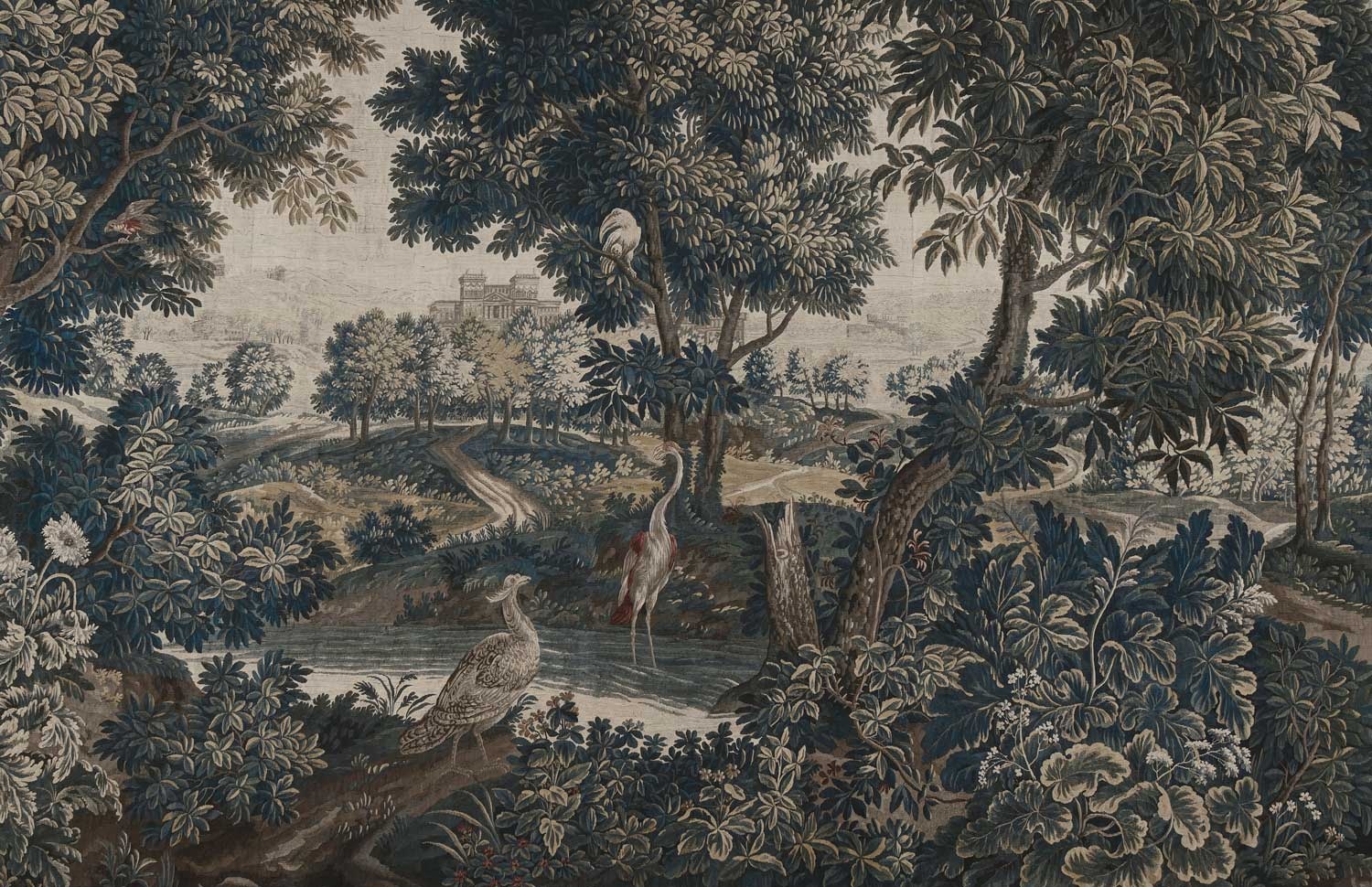 Golden Age Landscapes, wallpaper from ancient tapestry, WP-800-R - KEK ...