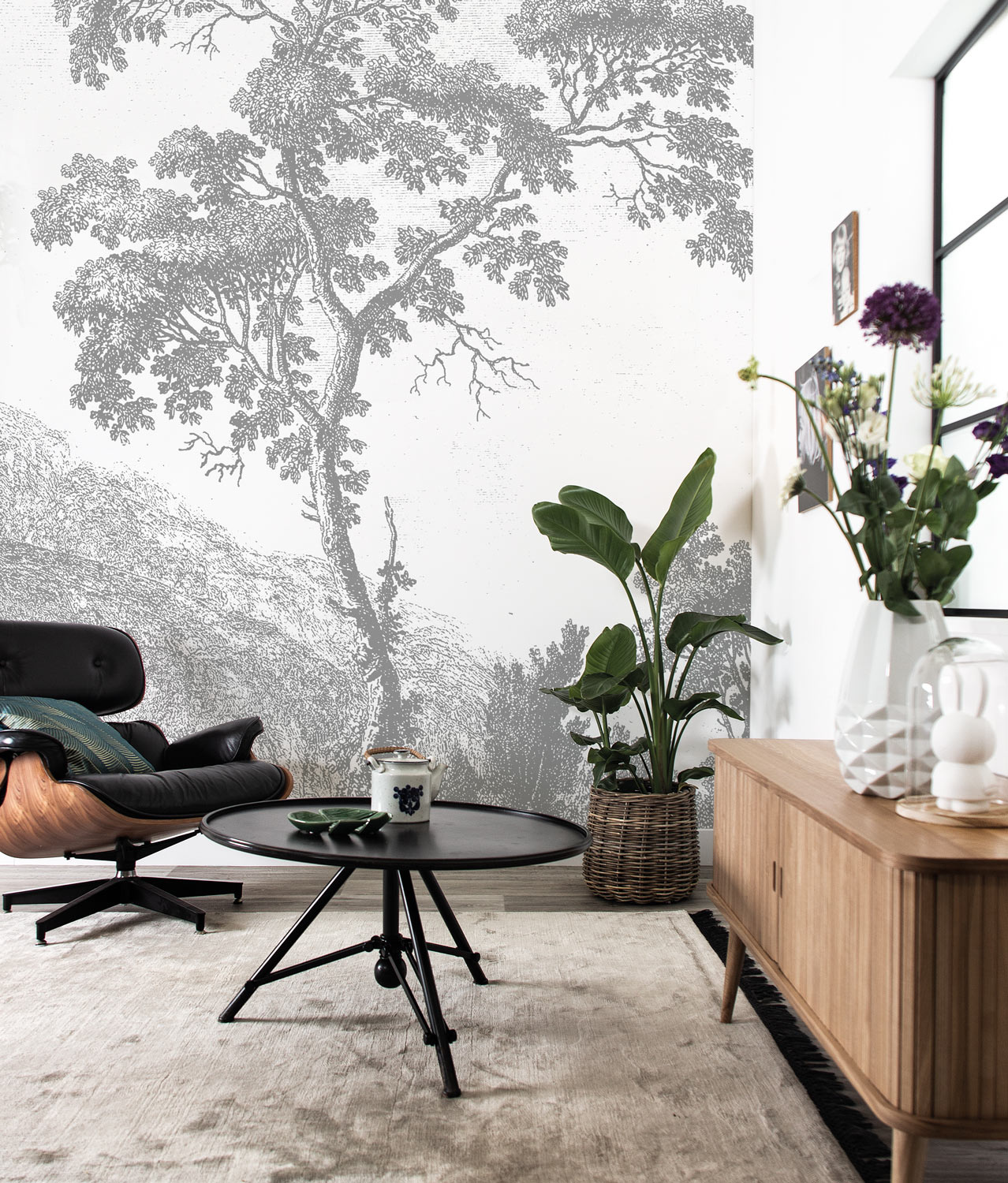 Wall Mural Engraved Landscapes WP-322 - KEK Amsterdam