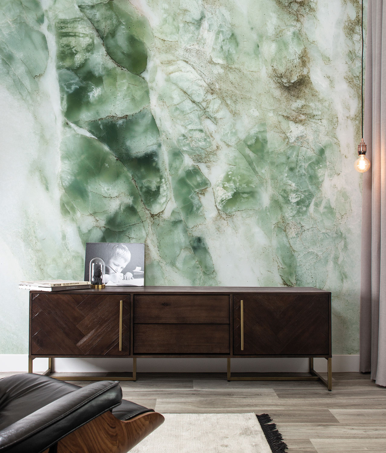 Behang Marmer Groen van KEK Amsterdam WP-548 - KEK Amsterdam