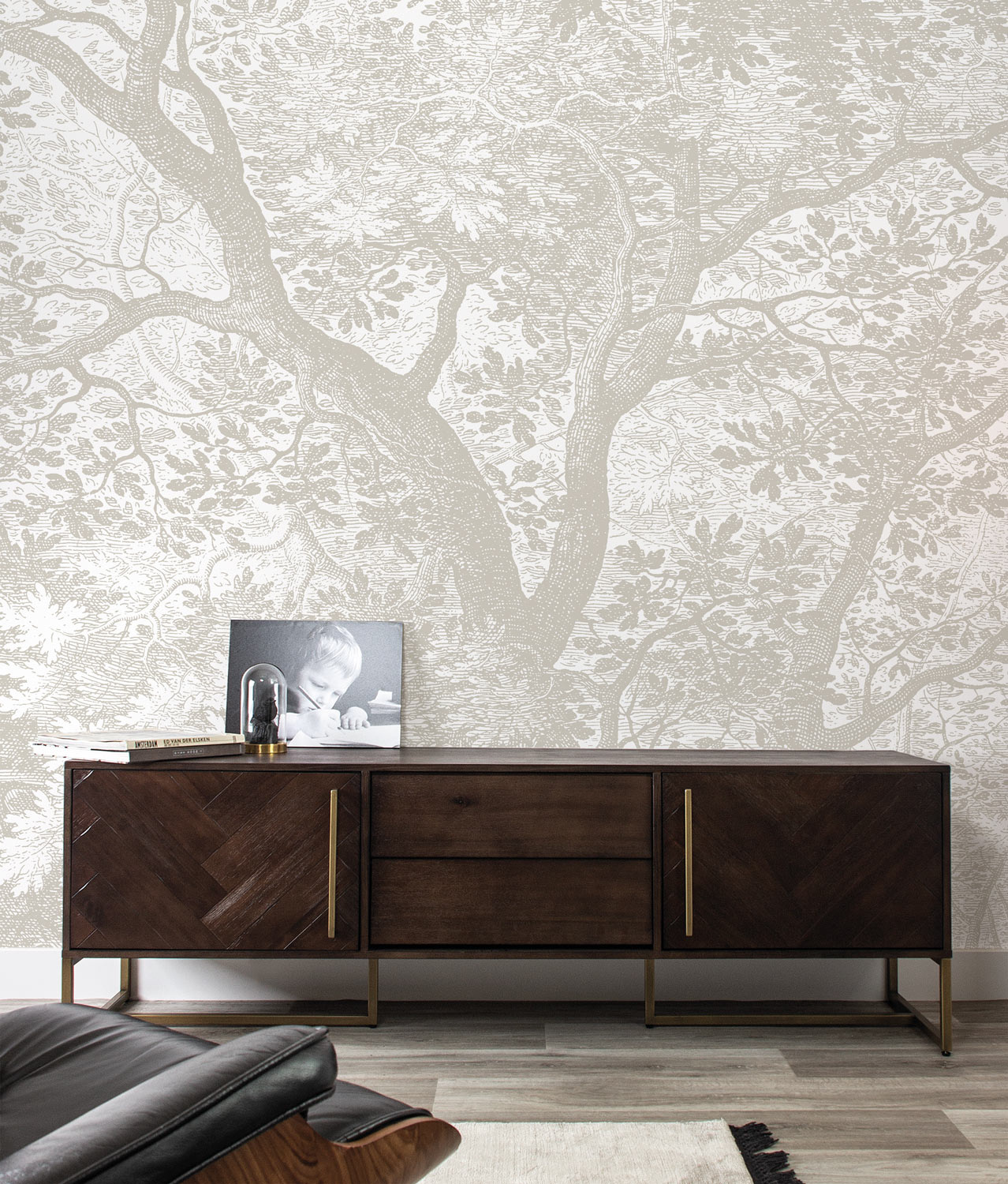 Engraved Landscapes wallpaper, Grey, WP-770-R - KEK Amsterdam